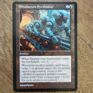 Simulacrum Synthesizer A MTG Proxy Abyss Proxy Shop Enhance Your