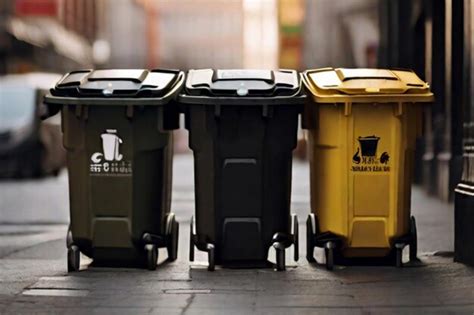 Premium Photo Garbage Bins