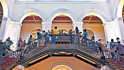 Protesters Dig Heels At Sri Lanka Prez Palace World News Hindustan