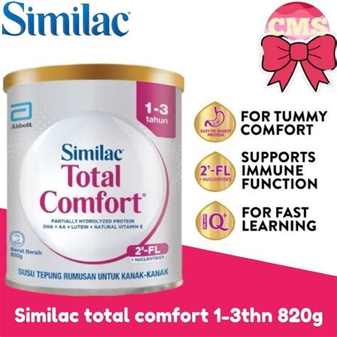 Similac Total Comfort Plus 2 Fl 820g 1 3year Shopee Malaysia