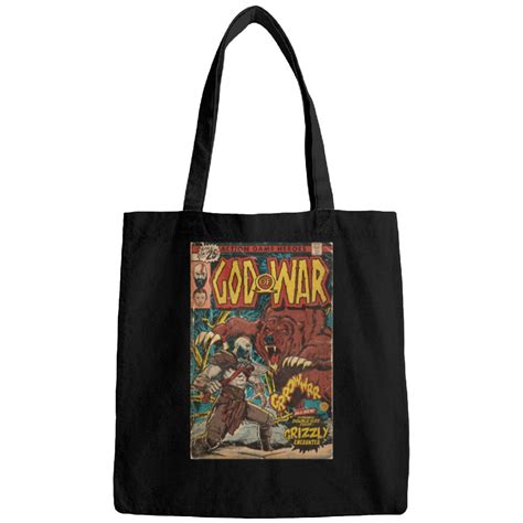 God Of War Ragnark Bear Fight Comic Book Cover Fan Art Bags Sold By