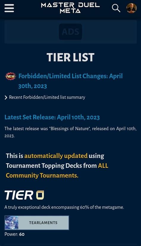 For The First Time Ever A Deck Reaches Tier 0 In Master Duel Meta