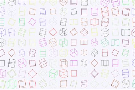 Conceptual Background Square Rectangle Pattern For Design Graphic Messy Drawing Art Stock