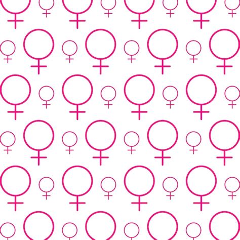 Premium Vector Pink Gender Beautiful Pattern Design Seamless Wallpaper Vector Illustration