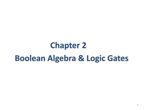 Boolean Algebrapptx