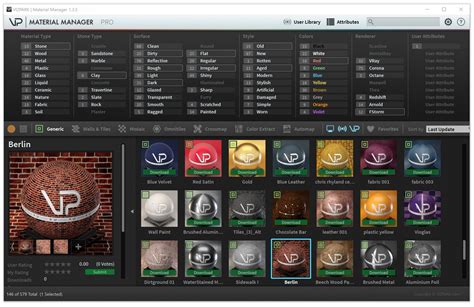 Material Manager Vizplugins