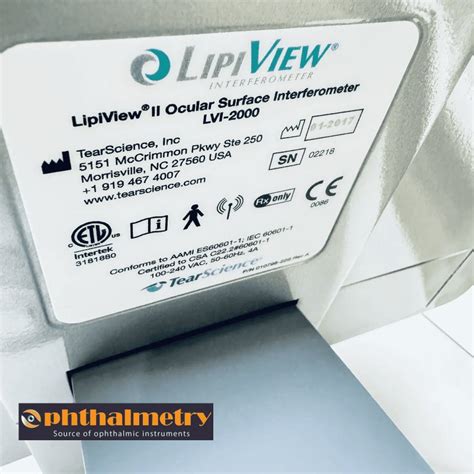 Lipiview Ii Ocular Surface Interferometer For Sale