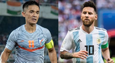 Lionel Messi Vs Sunil Chhetri Unlikely Argentina To Choose Opponents
