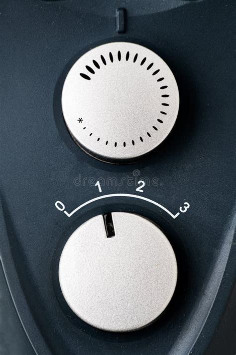 rotary button for turning on and off the power of the consumed