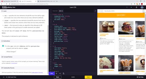 Faq Advanced Css Grid Grid Auto Flow Css Faq Codecademy Forums