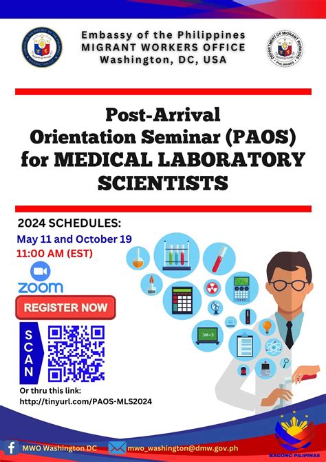 Post Arrival Orientation Seminar For Medical Laboratory Scientists