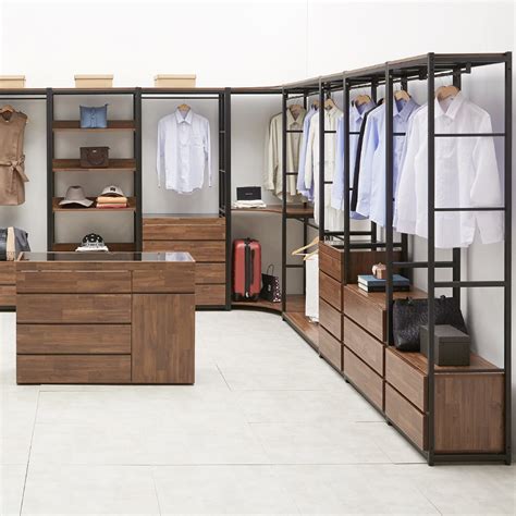 가이온 워너비 3200 선반형 ㄱ자 드레스룸 세트