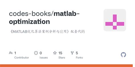 Github Codes Booksmatlab Optimization 《matlab优化算法案例分析与应用》配套代码