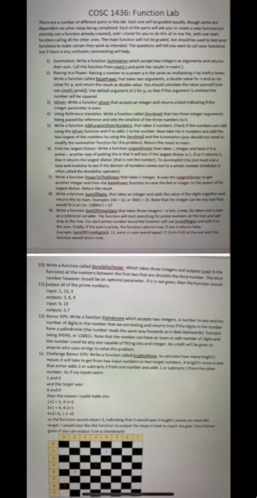 solved cosc 1436 function lab t ion there we r e afferent