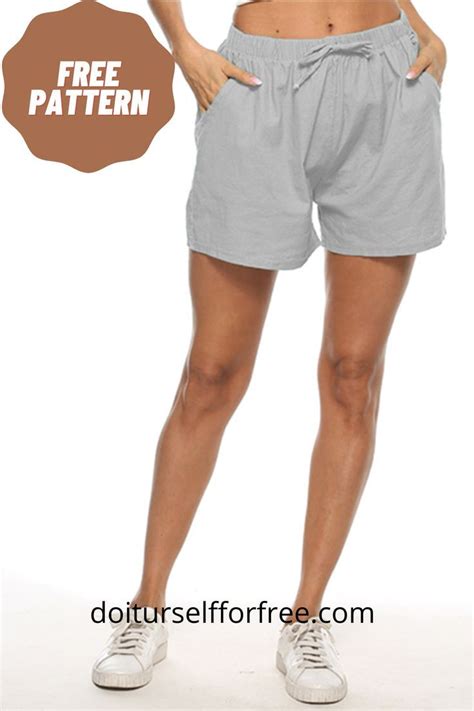 Woven Shorts Sewing Pattern For Women Shorts Pattern Sewing Shorts