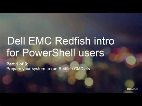 IDRAC Redfish Scripting With PowerShell Part I Setup YouTube