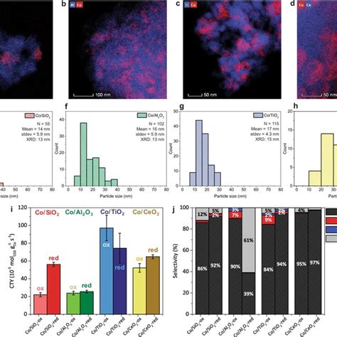 Cobalt Particle Size Analysis And Effect Of Support And Oxidation State