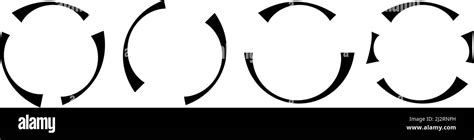 Concentric Radial Lines Circles Icon Segmented Circle Shape Spiral