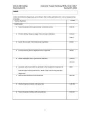 Hit Exam Spring Test Docx Icd Cm Coding Examination