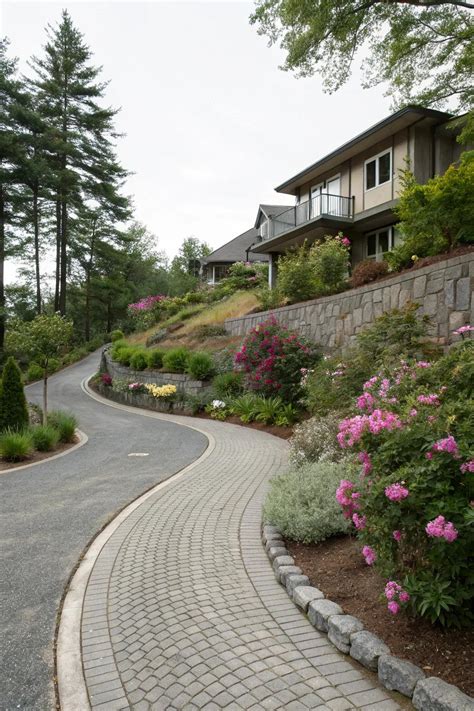 9 Inspiring Uphill Driveway Ideas