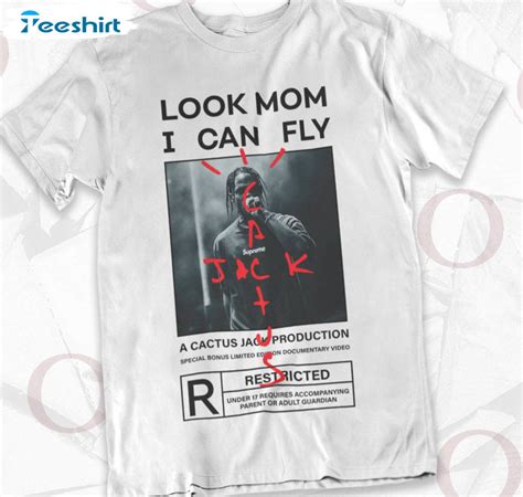 Travis Scott Look Mom I Can Fly Restricted Trendy Sweatshirt Unisex T