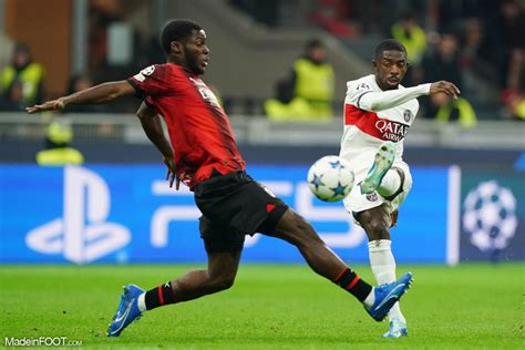 LDC Le PSG se fait renverser par l AC Milan et déçoit encore loin de