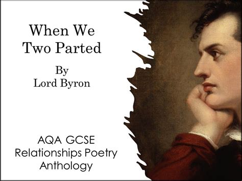 When We Two Parted Teaching Resources