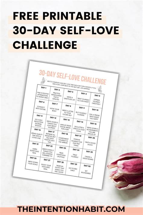 The 30 Day Self Love Challenge Love Yourself More