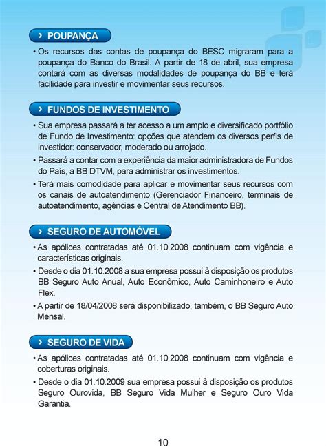 Guia Prático para sua empresa O Besc é Banco do Brasil Veja a diferença que isso faz para seus