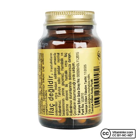 Solgar Alpha Lipoic Acid 200 Mg 50 Kapsül Alfa Lipoik Asit