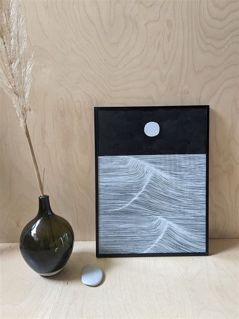 Poster The Minimalist Wave Full Moon The Minimalist Wave