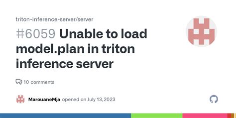 Unable To Load Modelplan In Triton Inference Server · Issue 6059