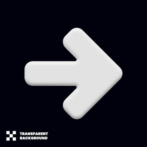 Premium Psd Arrow Pointer 3d