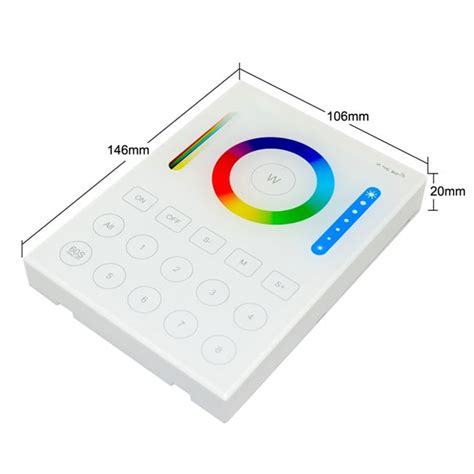 Wall Mount Rgb Cct Led Controller Multi Zone