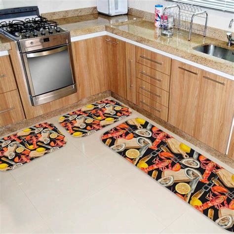 Kit Tapete De Cozinha Lagostas Premium Único Leroy Merlin