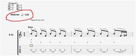 Guitar Metronome Markings Vs Tempo Markings BPM Vs Words Music