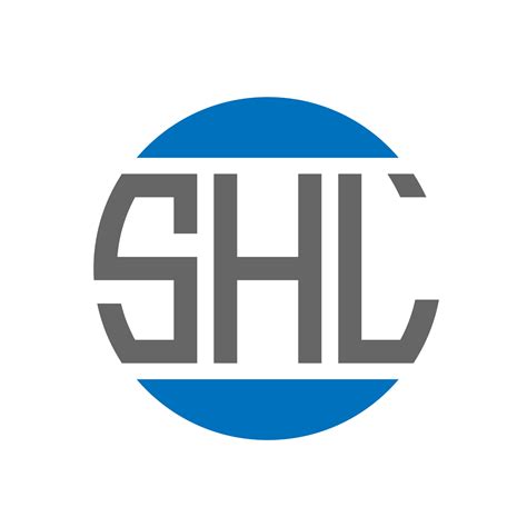 Shl Letter Logo Design On White Background Shl Creative Initials