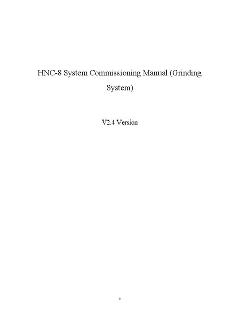 hnc 8 system commissioning manual grinding system v2 4 pdf pdf