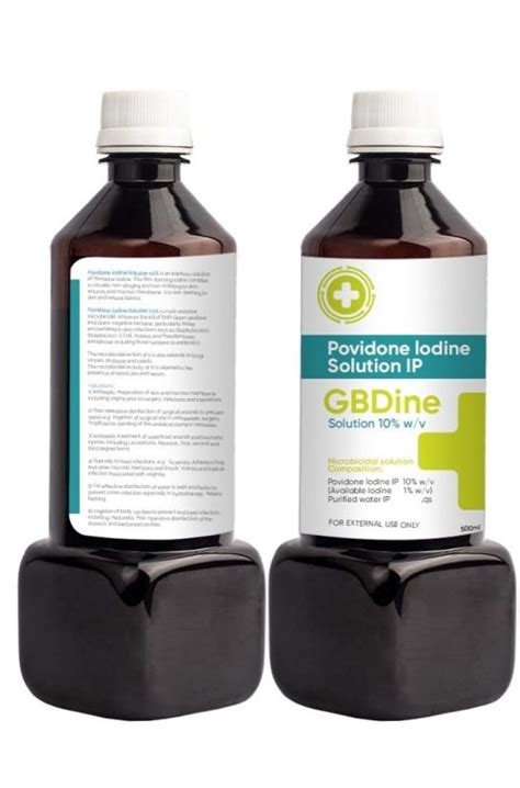 500ml Povidone Iodine Solution Ip 10 At Rs 150 Bottle In Ghaziabad ID 7076816