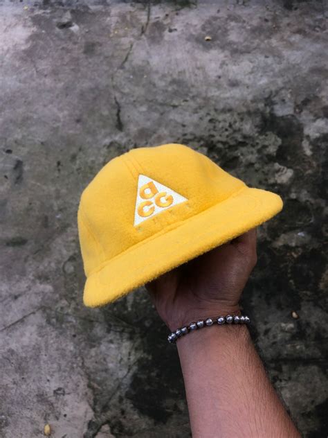 Nike Acg Fleece Panel Hap Cap Fesyen Pria Aksesoris Topi Di Carousell