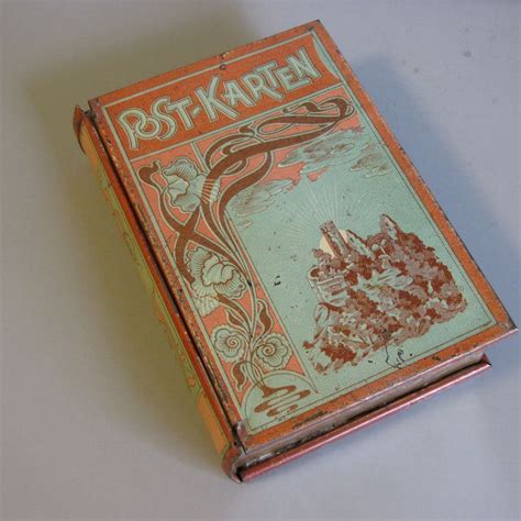 Vintage European Post Card (POST-KARTEN) Tin, Book : Judy's Lovelies ...