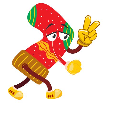 Söt Jul Tecknad Serie Maskot Karaktär 16548875 Png