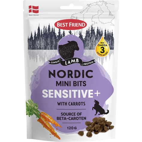 Koiran Herkku Best Friend 120 G Nordic Mini Bits Sensitive Tokmannifi