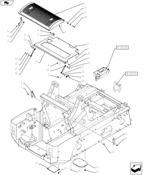 (TR320) - SKID STEER LOADER - NRC (7/12-) (90.100.01) - HOOD AND COVERS ...