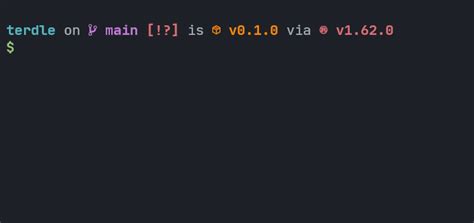 Terdle A Certain Word Game But In The Terminal Rcommandline