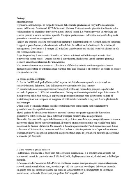Riassunto Del Libro La Grande Rivoluzione Dei Musei Europei