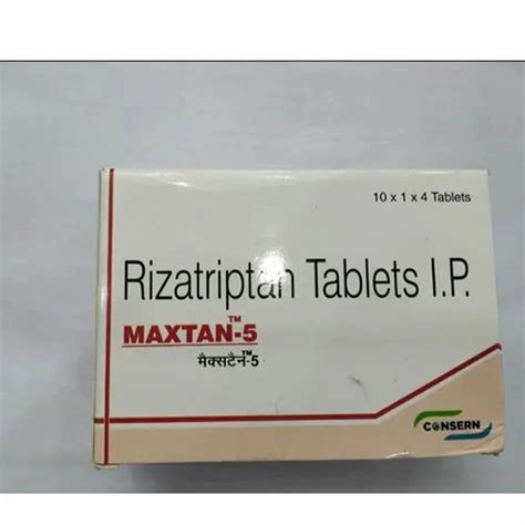 Rizatriptan Tablets 5mg At ₹ 180stripe Antimigraine Tablets In