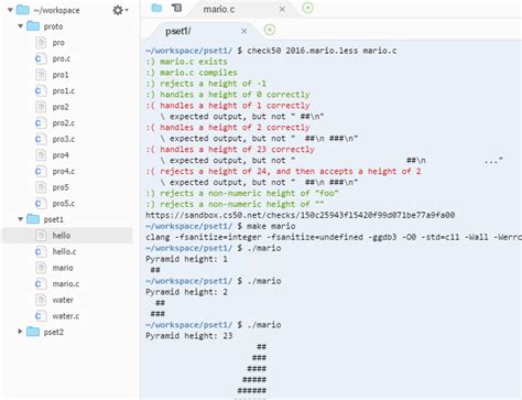 Mario Pset1 Check50 Has Errors But Seems Fine To Me No CS50 Stack