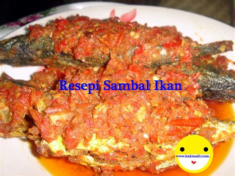 Tertunailah Hasrat Di Hati Resepi Sambal Ikan Kembung