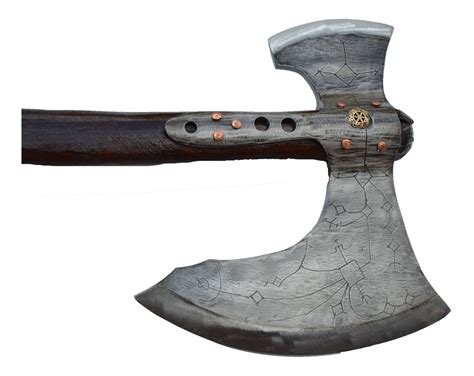 Machado Artesanal Em Aço God Of War Leviathan Kratos R 379 00 em